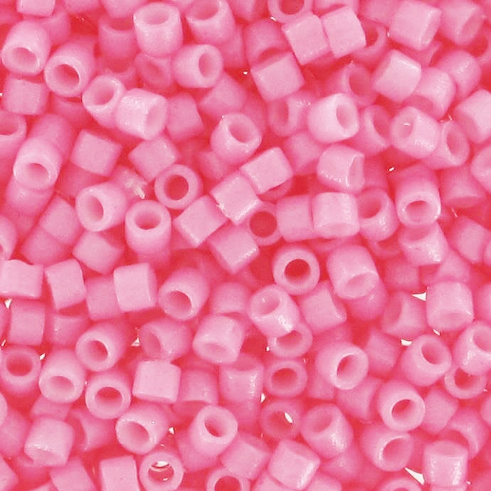 Miyuki Delica 11/0 DB2117 - Duracoat Opaque Carnation x8g - Perles & Co