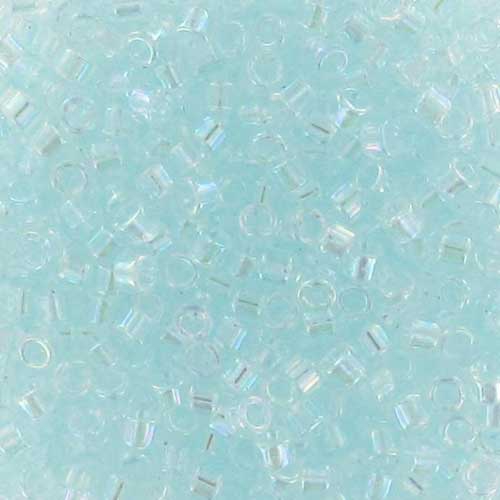 Miyuki Delica 11/0 DB0083 - Transparent Pale Aqua AB x8g - Perles & Co