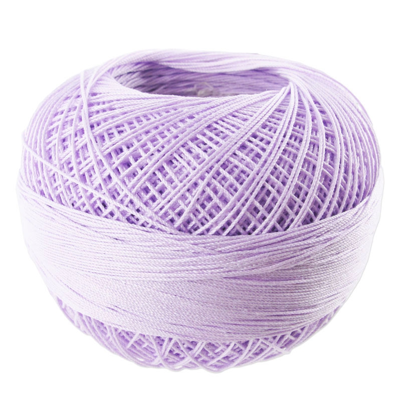 Fil de coton Lizbeth taille 40 Light Purple Iris n°646 x274m - Perles & Co