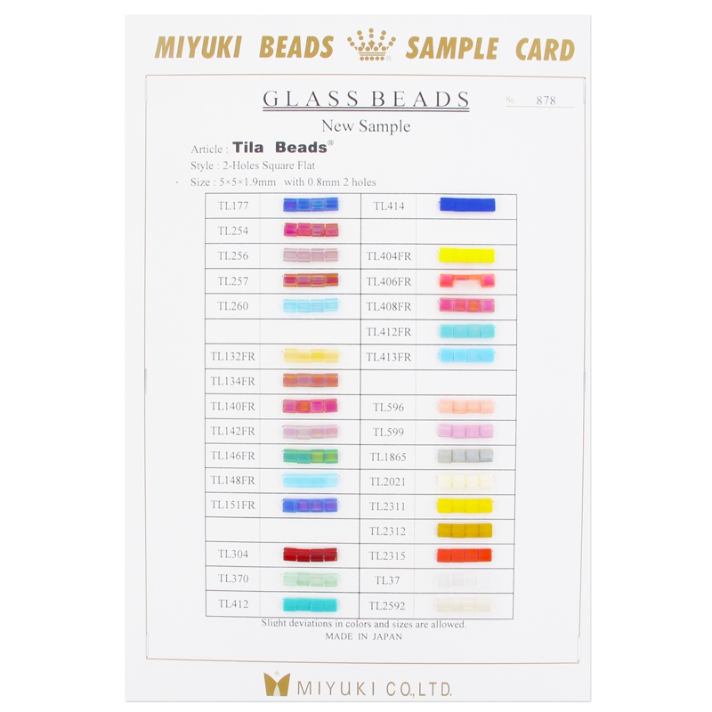 Miyuki Tila Color Chart | Miyuki Tila Beads – MTOW
