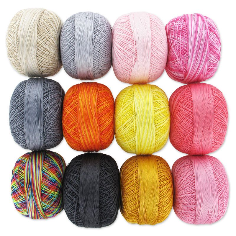 Fil de coton Lizbeth taille 20 Silver n°605 x192m - Perles & Co