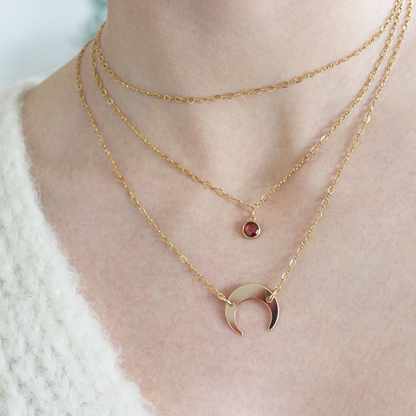 Tuto : collier multirang en gold filled (or laminé)