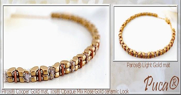 Collier Patty en perles en verre par Puca - Perles & Co