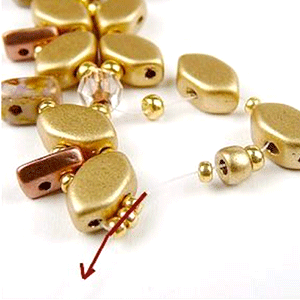 Collier Patty en perles en verre par Puca - Perles & Co