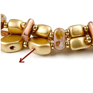 Collier Patty en perles en verre par Puca - Perles & Co