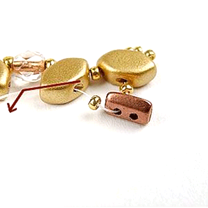 Collier Patty en perles en verre par Puca - Perles & Co