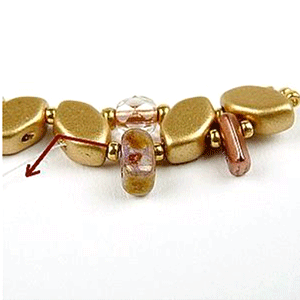 Collier Patty en perles en verre par Puca - Perles & Co