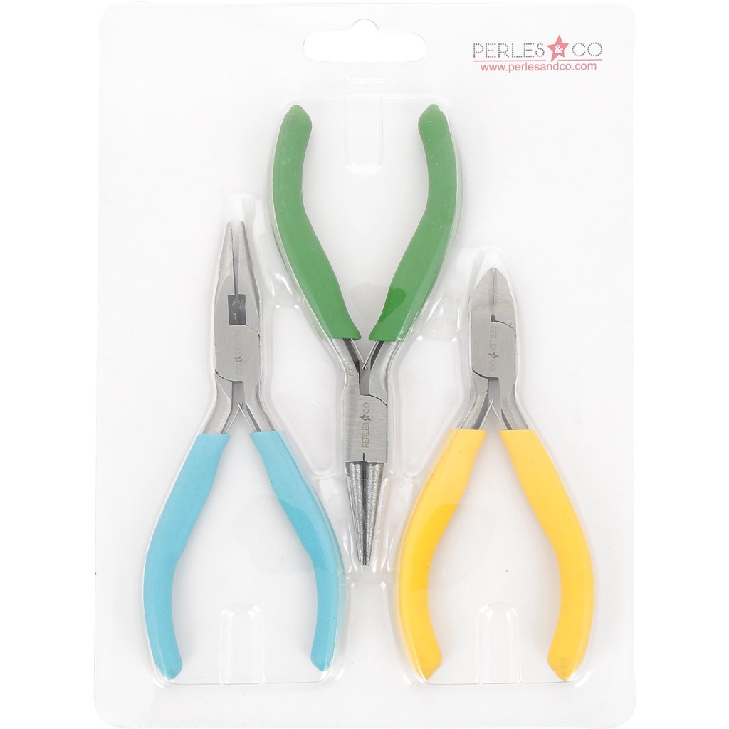 Kit de 3 Pinces à bijoux de qualité professionnelle - Pince plate ...