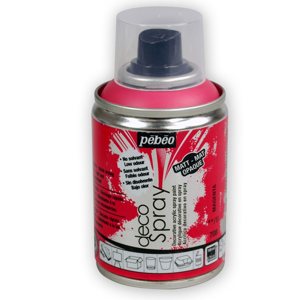 DecoSpray - Pébéo - bombe de peinture en spray - Mat Magenta x 100 ml ...