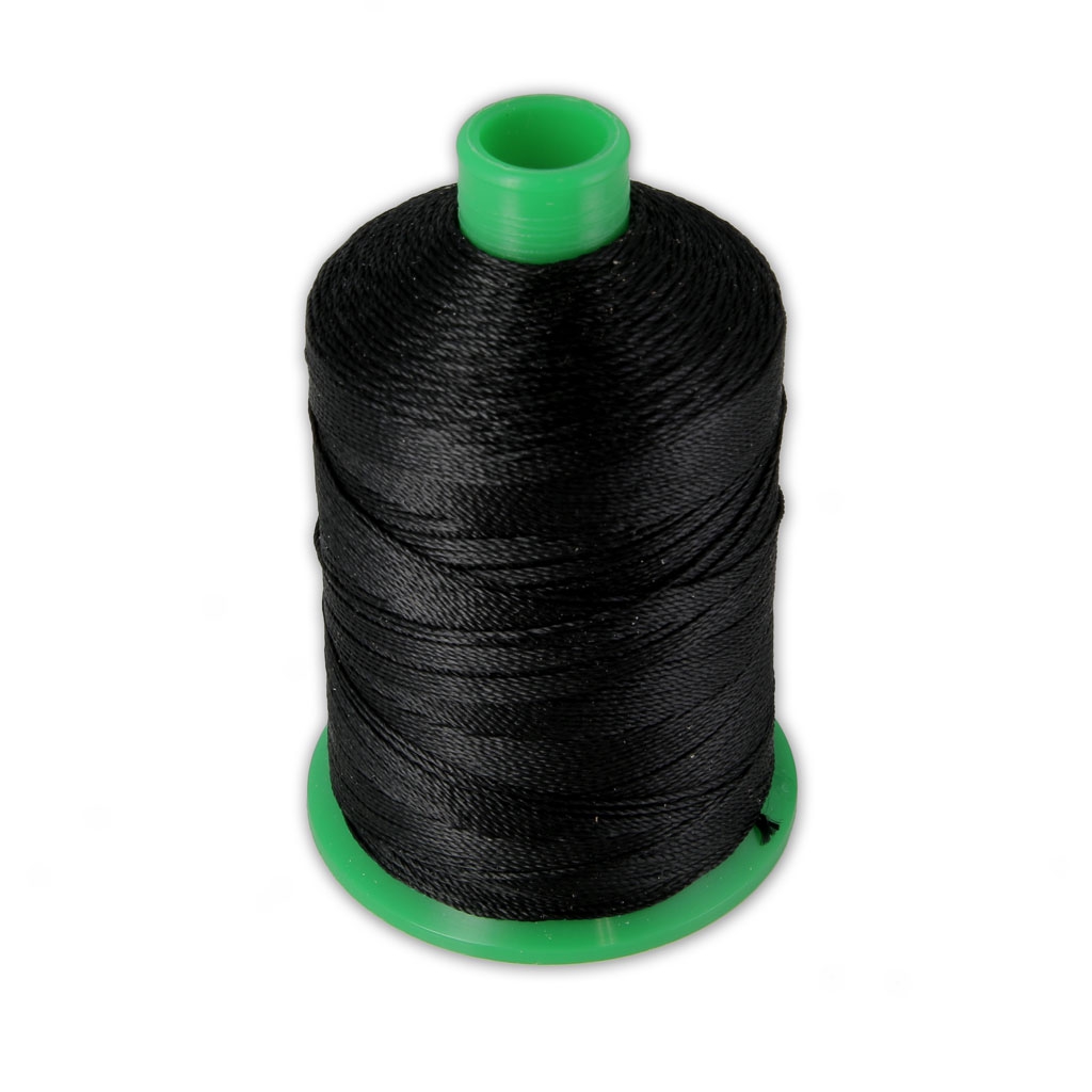 Fil en polyester Vega Super taille 20 Noir n°012 x300m - Perles & Co