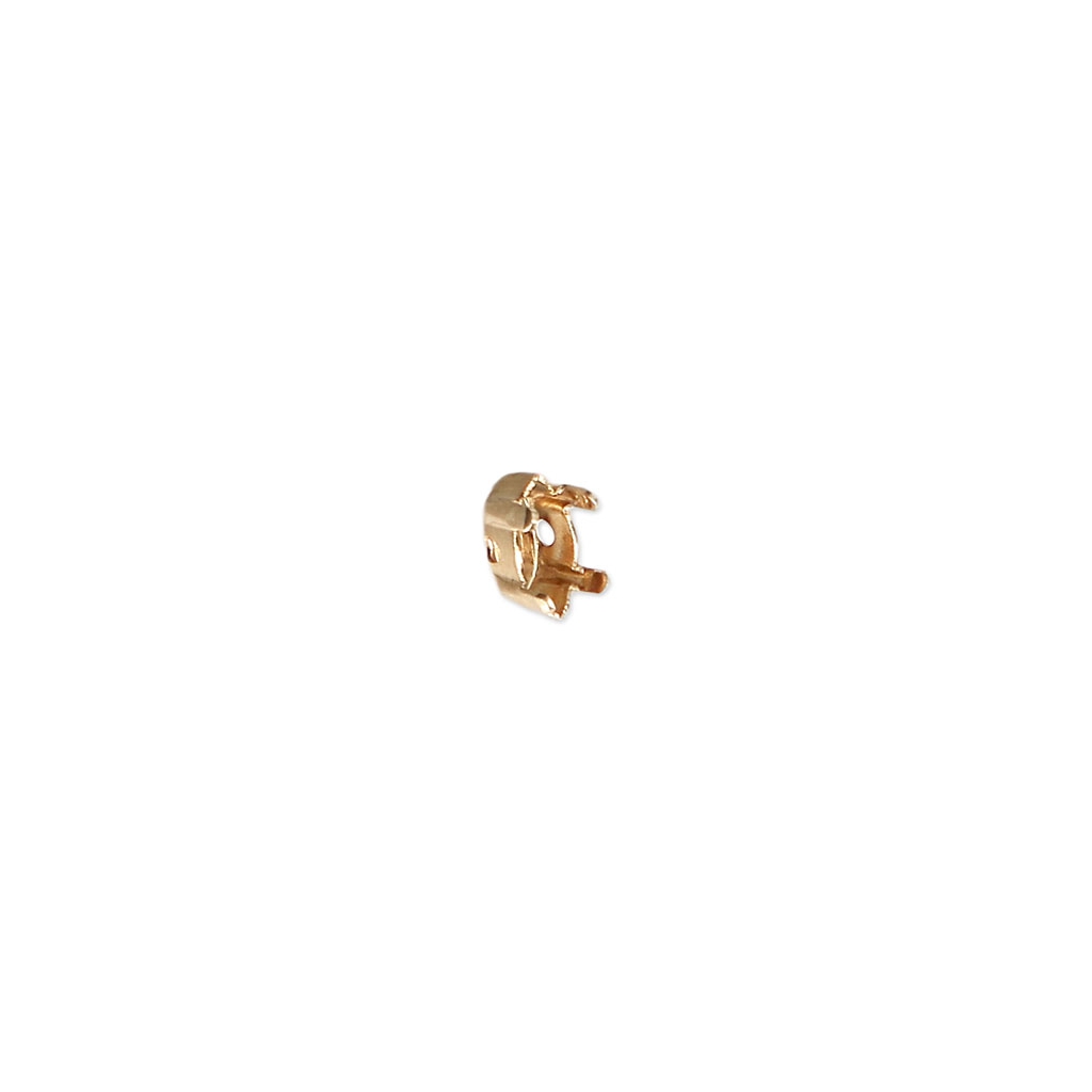 Serti griffe navette pour cabochon PureCrystal 4228 6x3 mm - Doré x1 ...