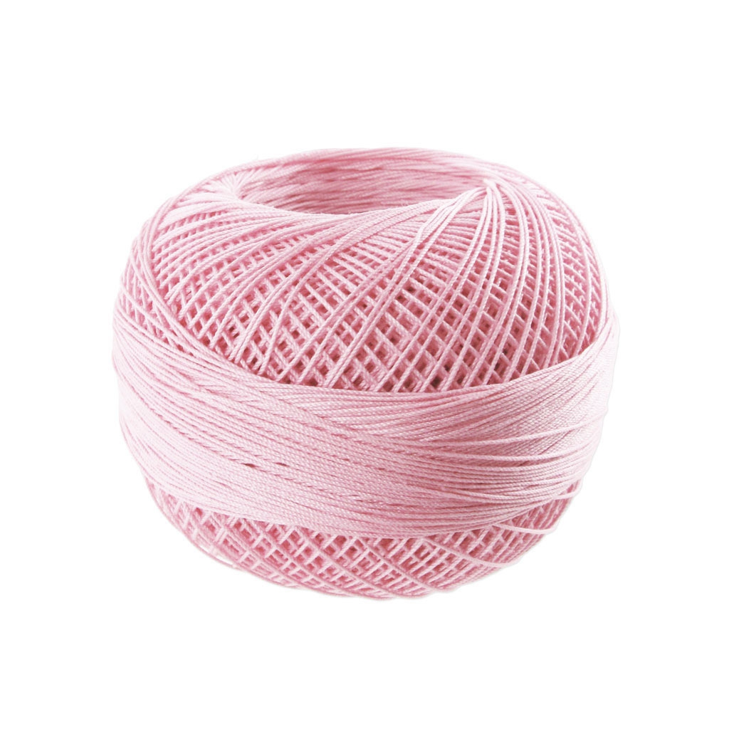 Fil de coton Lizbeth taille 80 Dusty Rose n°621 x168m - Perles & Co