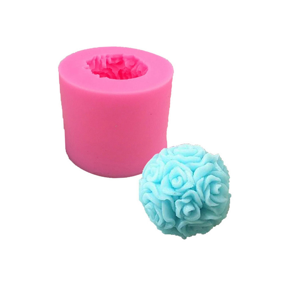 Moule silicone pour pâte polymère et pâte de métal - Rose - Perles & Co