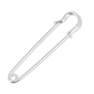 Epingle à kilt 58 mm argenté x1 - Perles & Co
