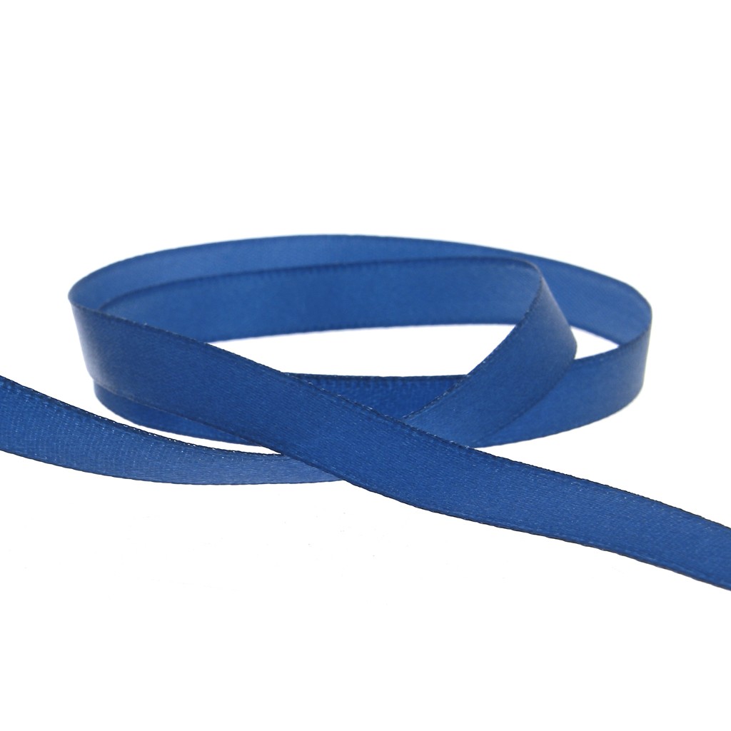 Ruban Satin 10 mm - Bleu Nuit x 20 m - Perles & Co