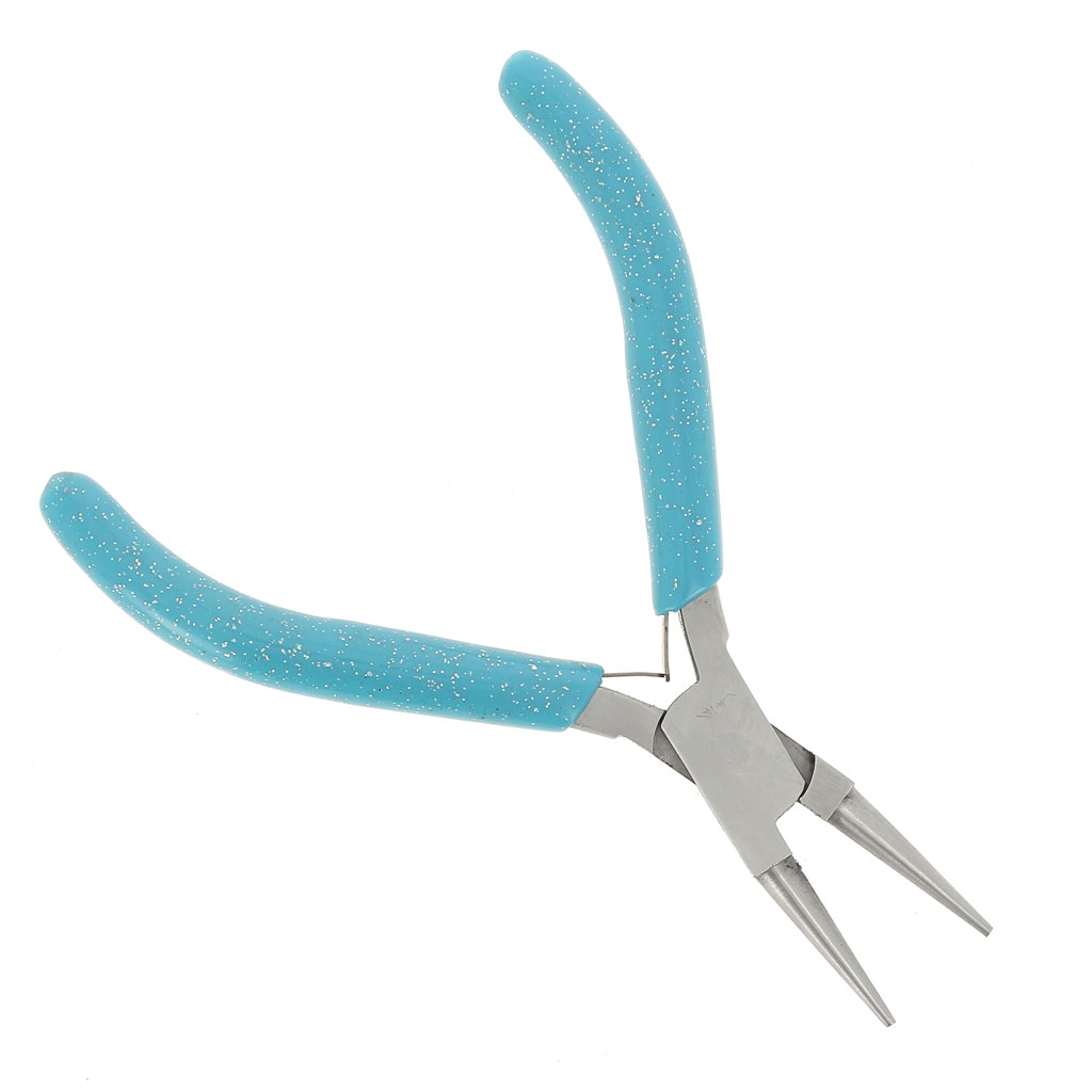 Pince ronde manche pailleté - Perles & Co