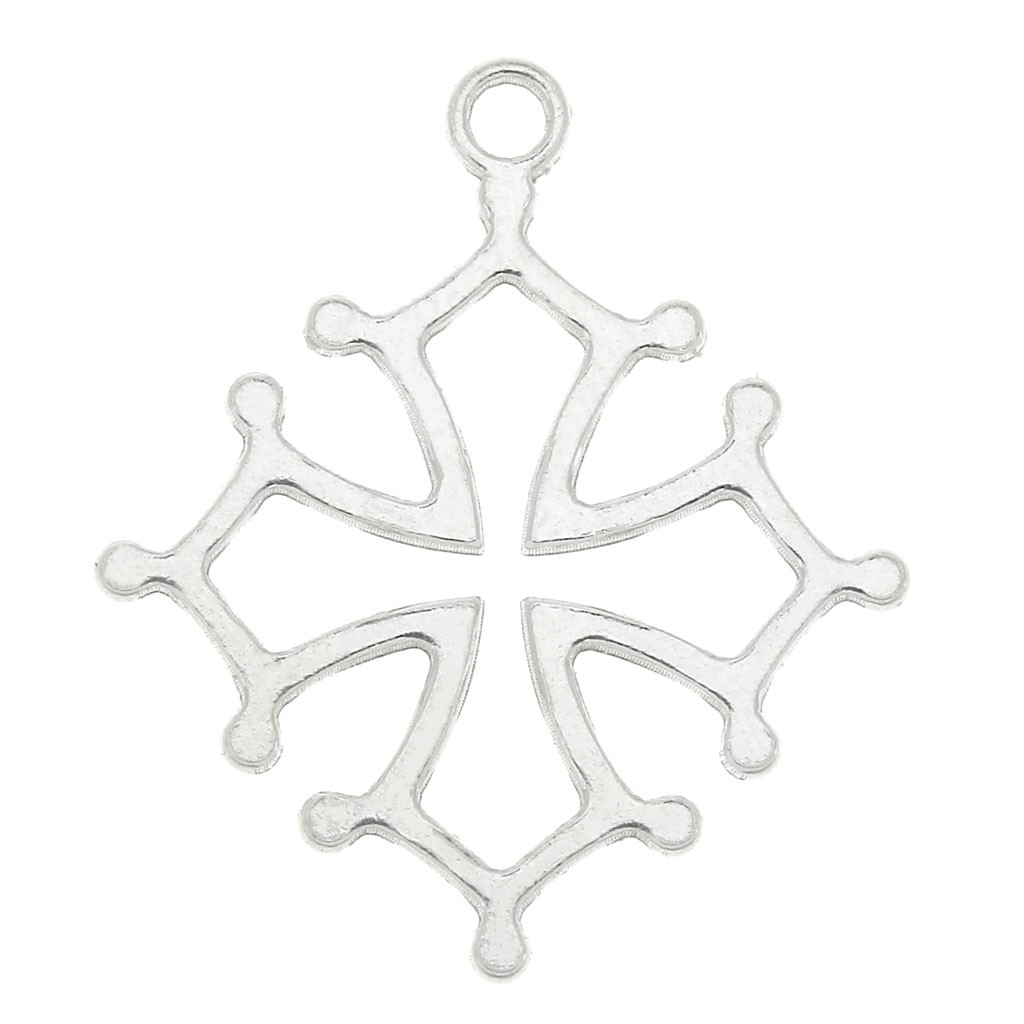 Croix Occitane 16 mm en Argent 925 x1 - Perles & Co
