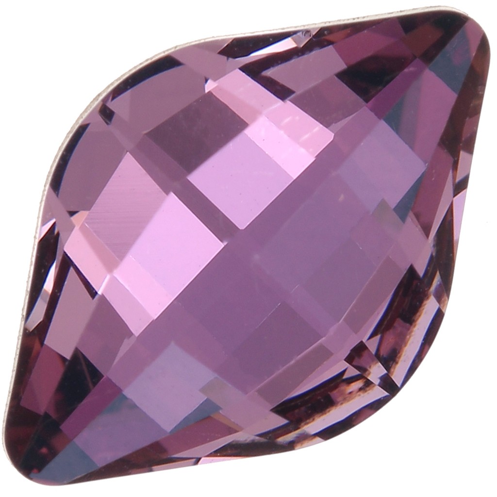 Cabochon PureCrystal 4230 Lemon 14x9 mm Antique Pink x1 - Perles & Co