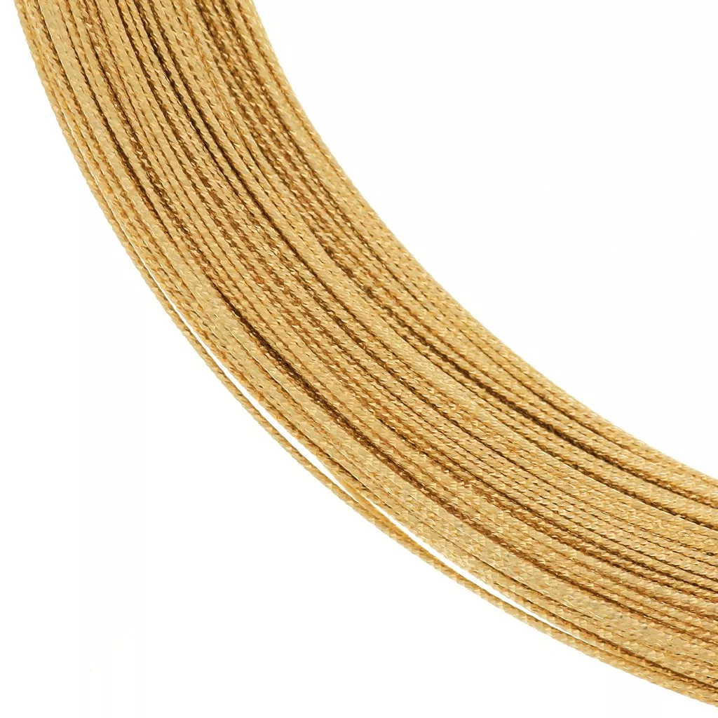 Fil semi-dur diamanté 0.64 mm en Gold filled (or laminé) x 1m - Perles & Co