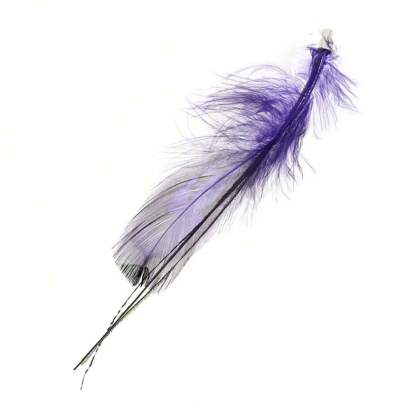 Plume 80 mm Purple x1 - Perles & Co