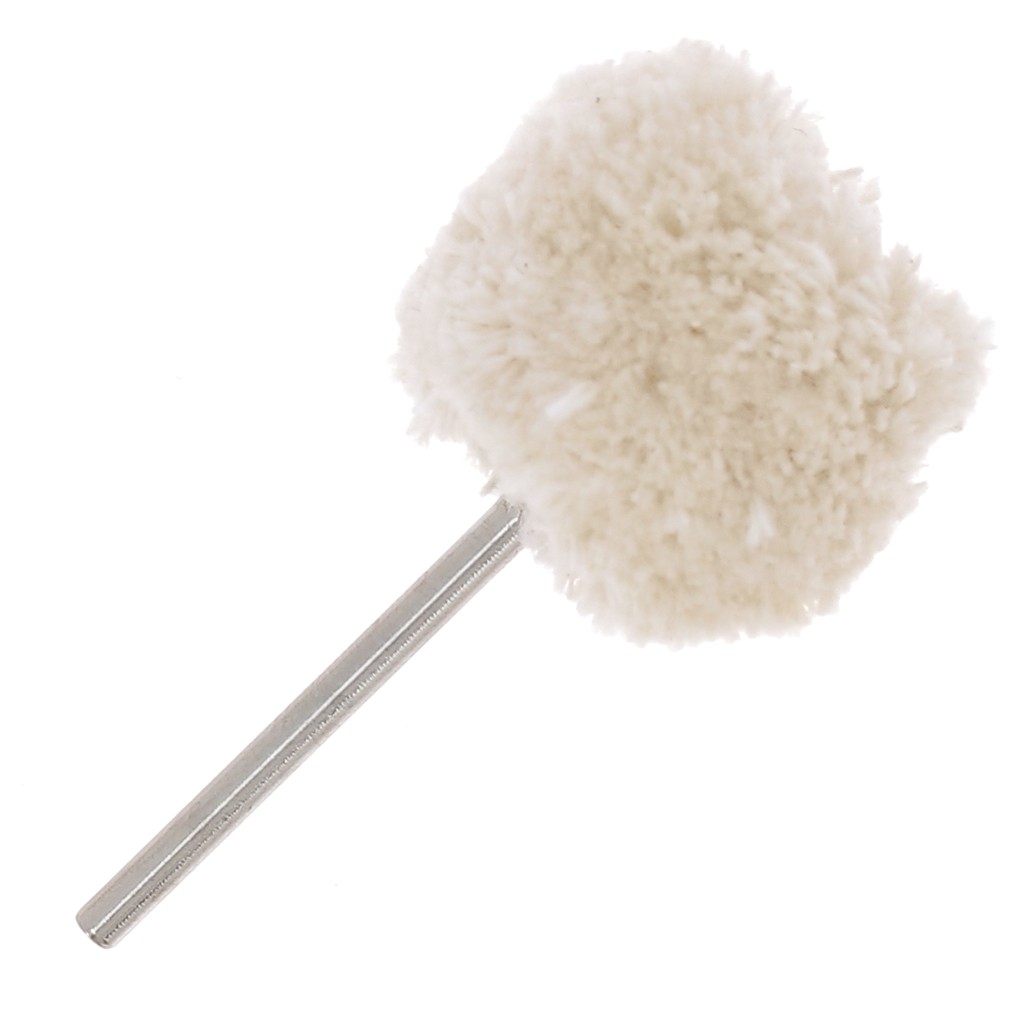 Brossette circulaire de polissage en fil de coton 24 mm x1 - Perles & Co