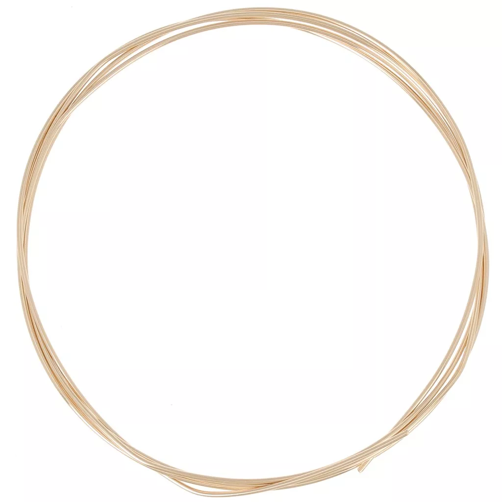 Fil semi-dur 1 mm en Gold filled (or laminé) x1m - Perles & Co
