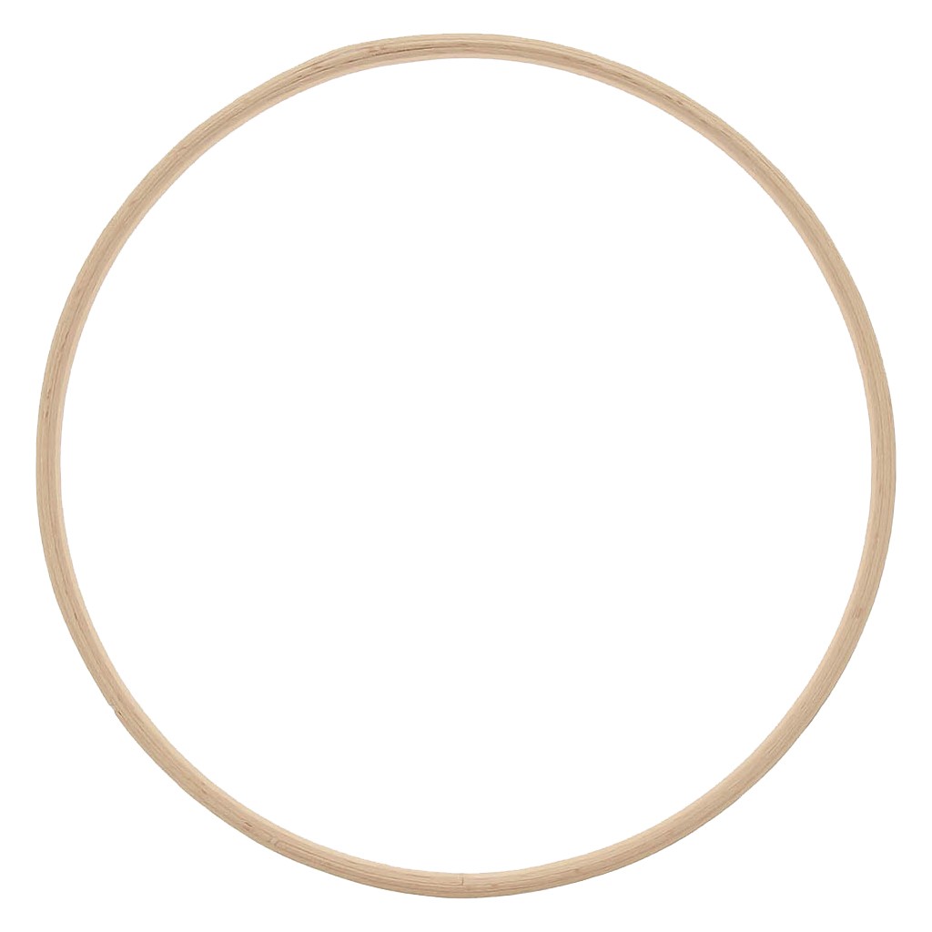 Cercle en bois de hêtre 17 cm pour attrape rêve et décoration - Naturel ...