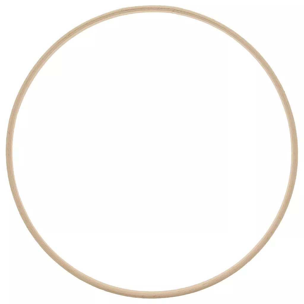 Cercle en bois de hêtre 23 cm pour attrape rêve et décoration - Naturel ...