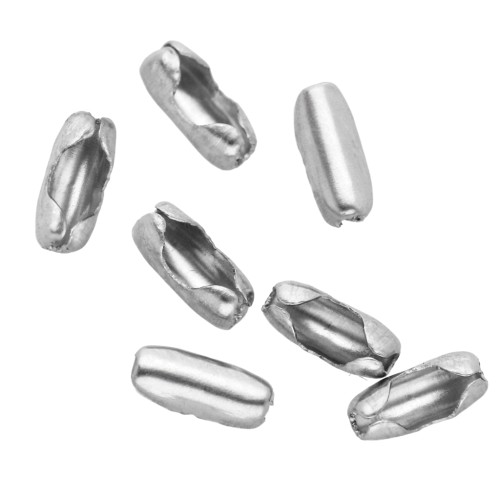 Embouts de fermeture pour chaîne maille boule 1,5 mm - Acier inox 304 ...