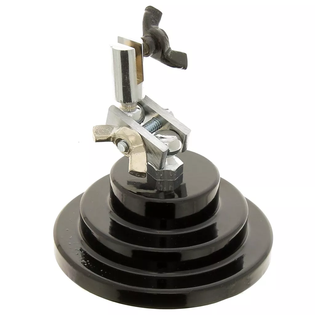 Base troisième main sur socle pour brucelle croisée 68 mm - Noir x1 ...