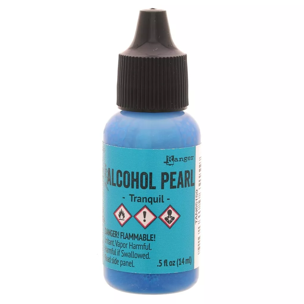 Encre transparente à alcool - Alcohol Pearl Tim Holtz - Tranquil x14ml ...