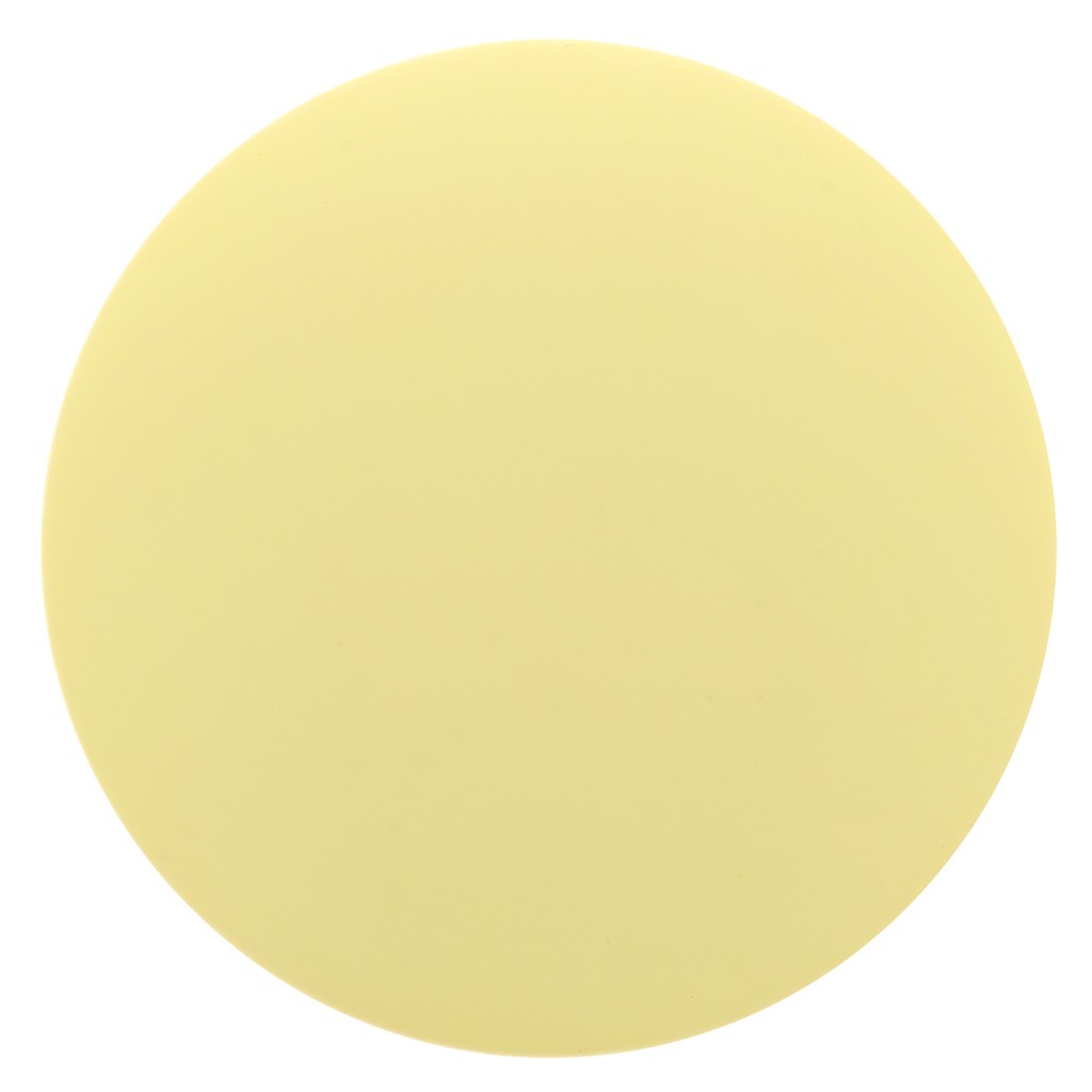 Cabochon rond en résine opaque effet mat 12 mm - Jaune pastel x1 ...