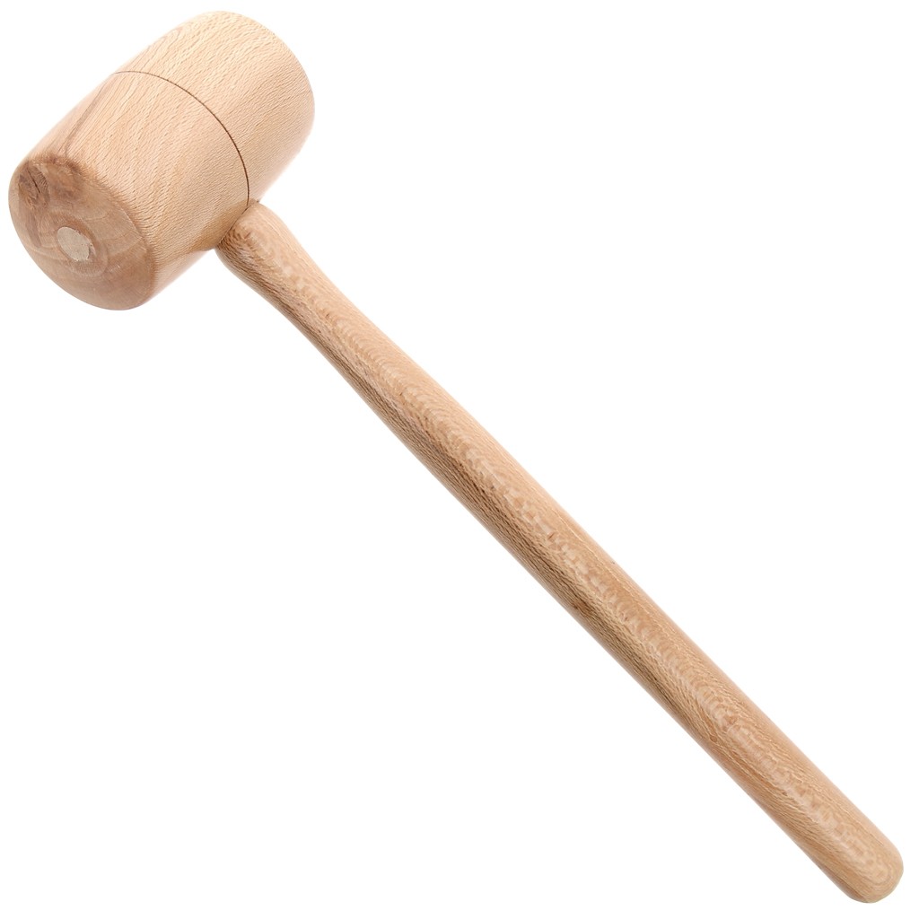 Maillet en bois 45 mm forme tonneau x1 - Perles & Co
