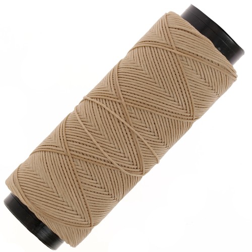Fil plat en polyester ciré - Slam Cord pour micro macramé 0.8 mm ...