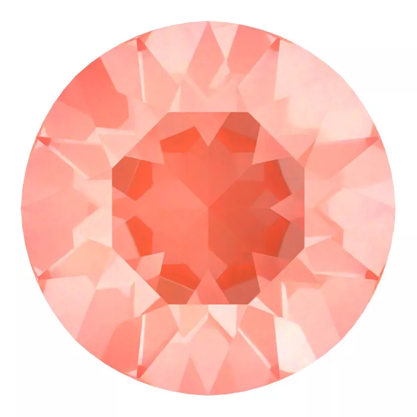 Cabochon PureCrystal 1088 8 mm - Crystal Orange Ignite x1 - Perles & Co