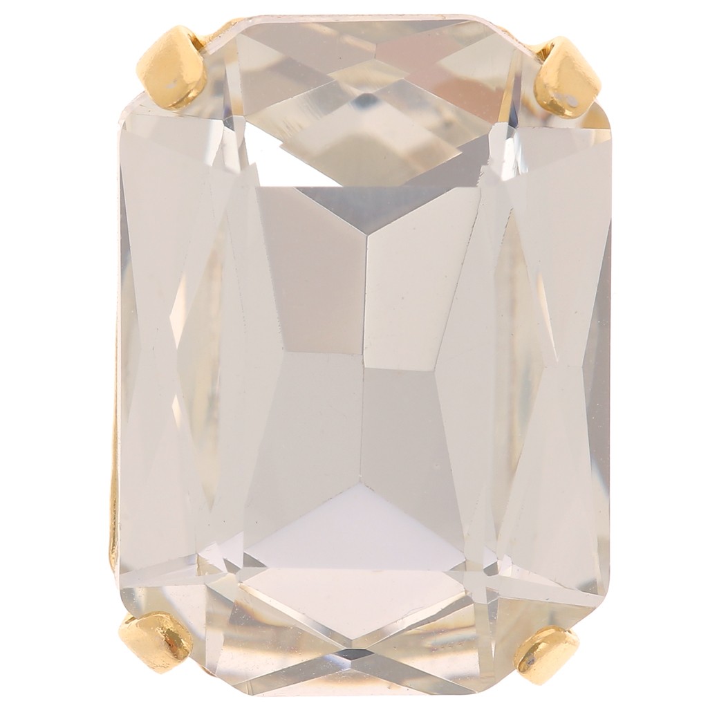 Cristal serti Aurora A4627 Octagon 18x13 mm - Doré - Crystal x1 ...