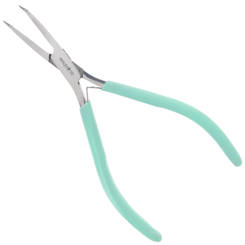 Pince à bec coudé à nez long et fin avec ressort 13 cm By Perles&Co ...