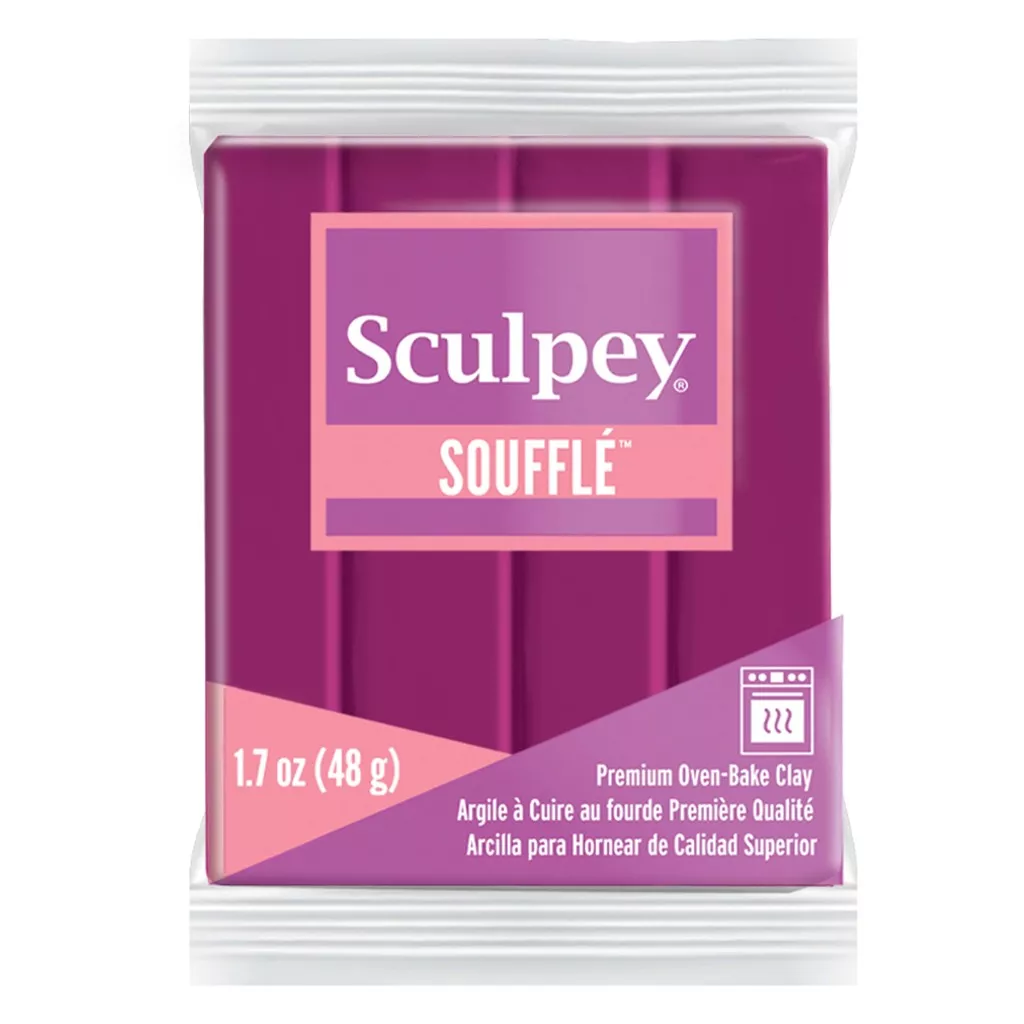 Pâte Sculpey Soufflé 48 gr - Wild Orchid (n°6008) - Perles & Co