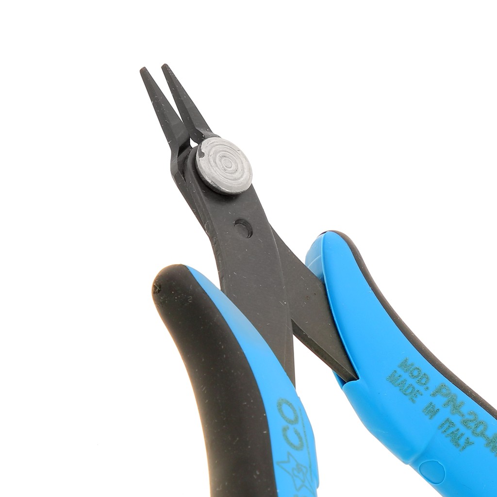 Pince plate bouts courts à ressort 13.5 cm - manche ergonomique by ...