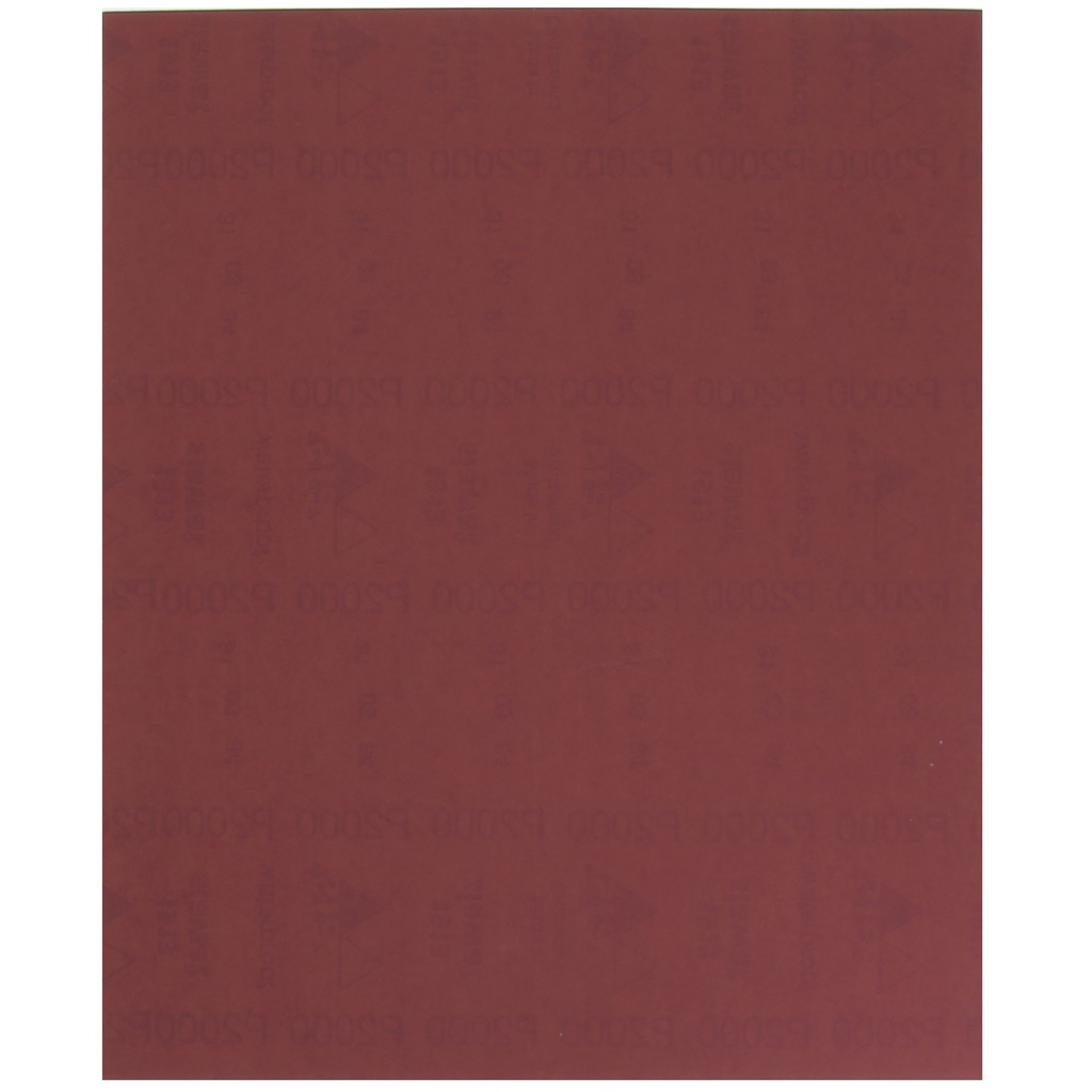 Papier Emeri waterproof SIA Abrasives 280x230 mm - P2000 - Rouge x1 ...