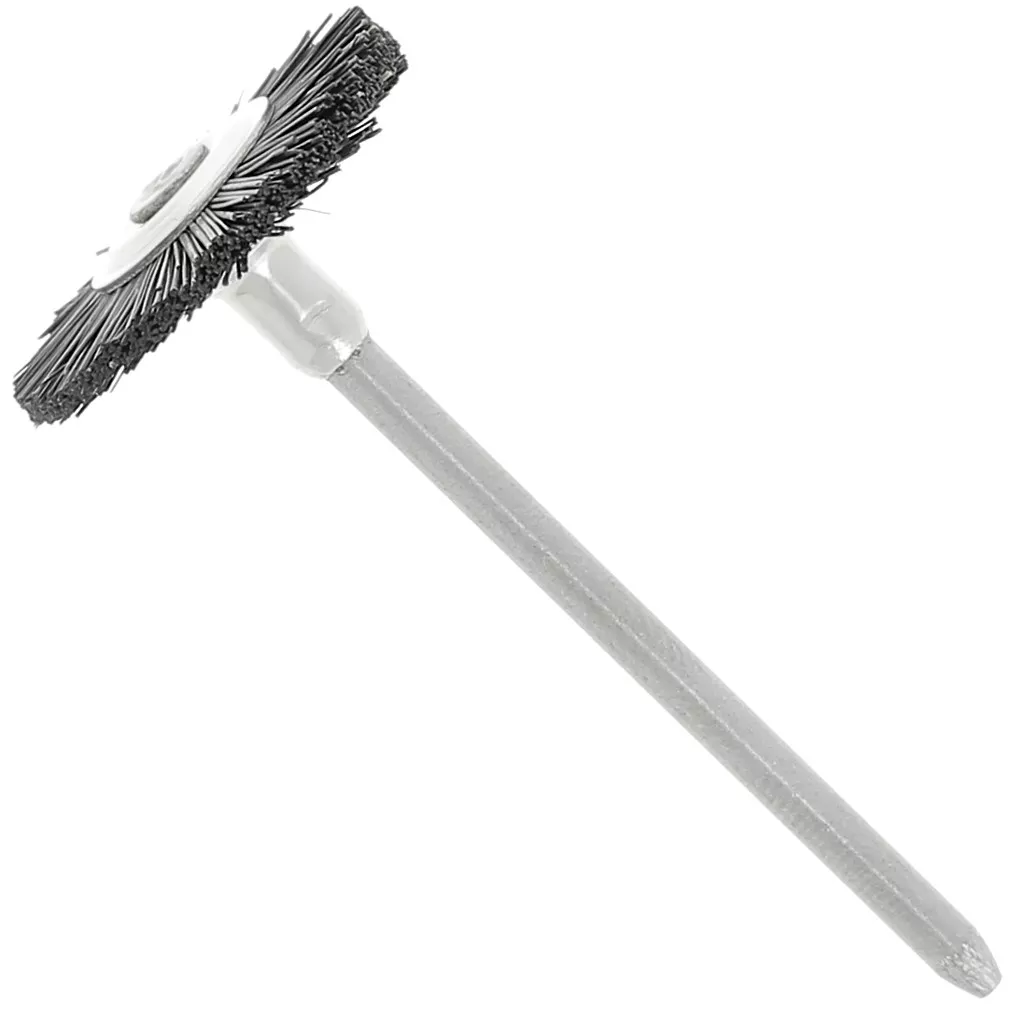 Brossette circulaire plate en soie noire 19 mm x1 - Perles & Co