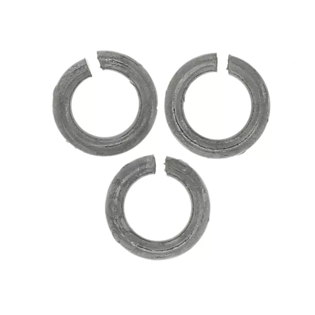 Anneaux ouverts 3x0.6 mm - Noir x2g - Perles & Co