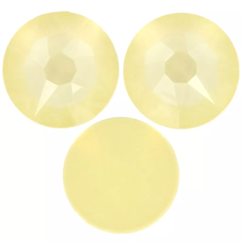 Strass à coller en cristal PureCrystal 5 mm - Crystal Soft Yellow ...