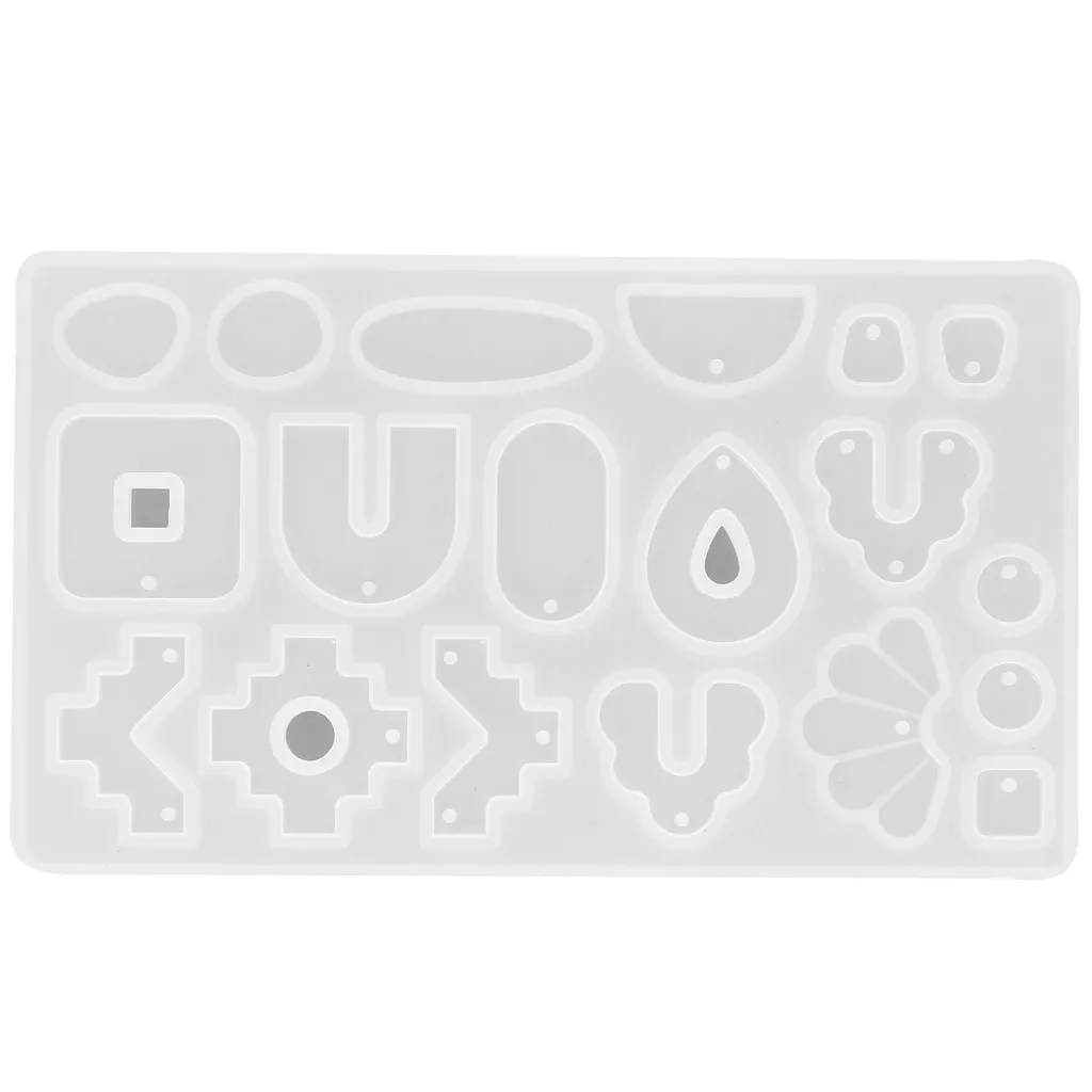 Moule silicone pour réaliser pendentifs forme géométrique en résine ...