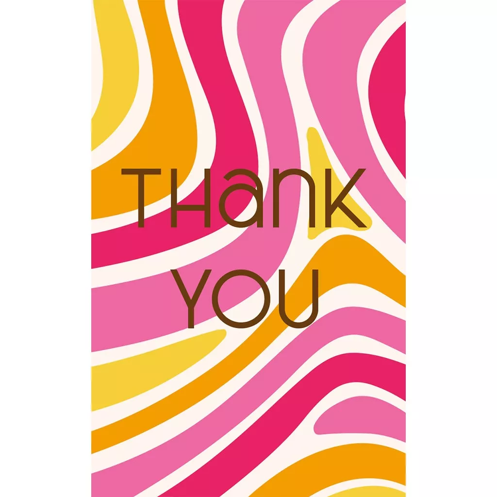 Cartes à bijoux - cartes de remerciements - Thank You - Multi rose ...