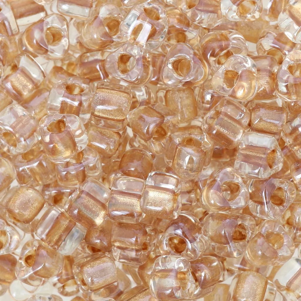Miyuki 5/0 triangle TR5-1522 - Sparkling Honey Beige Lined Crystal x8g ...