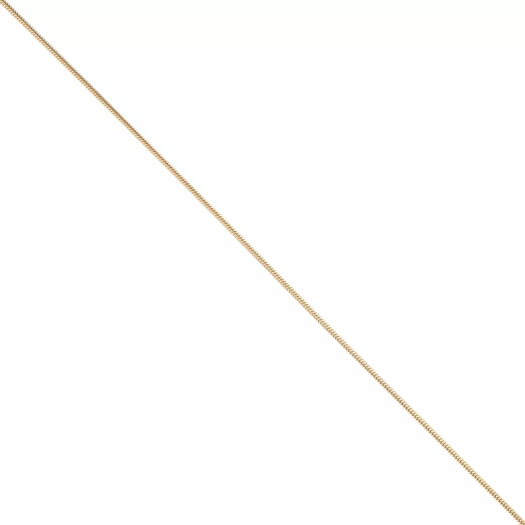 Chaîne maille Serpentine 1.2 mm - Acier inoxydable 316L Doré x50cm ...