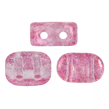 Perles en verre Lipsi® par Puca® 4x6 mm - Candy Rose x10g - Perles & Co