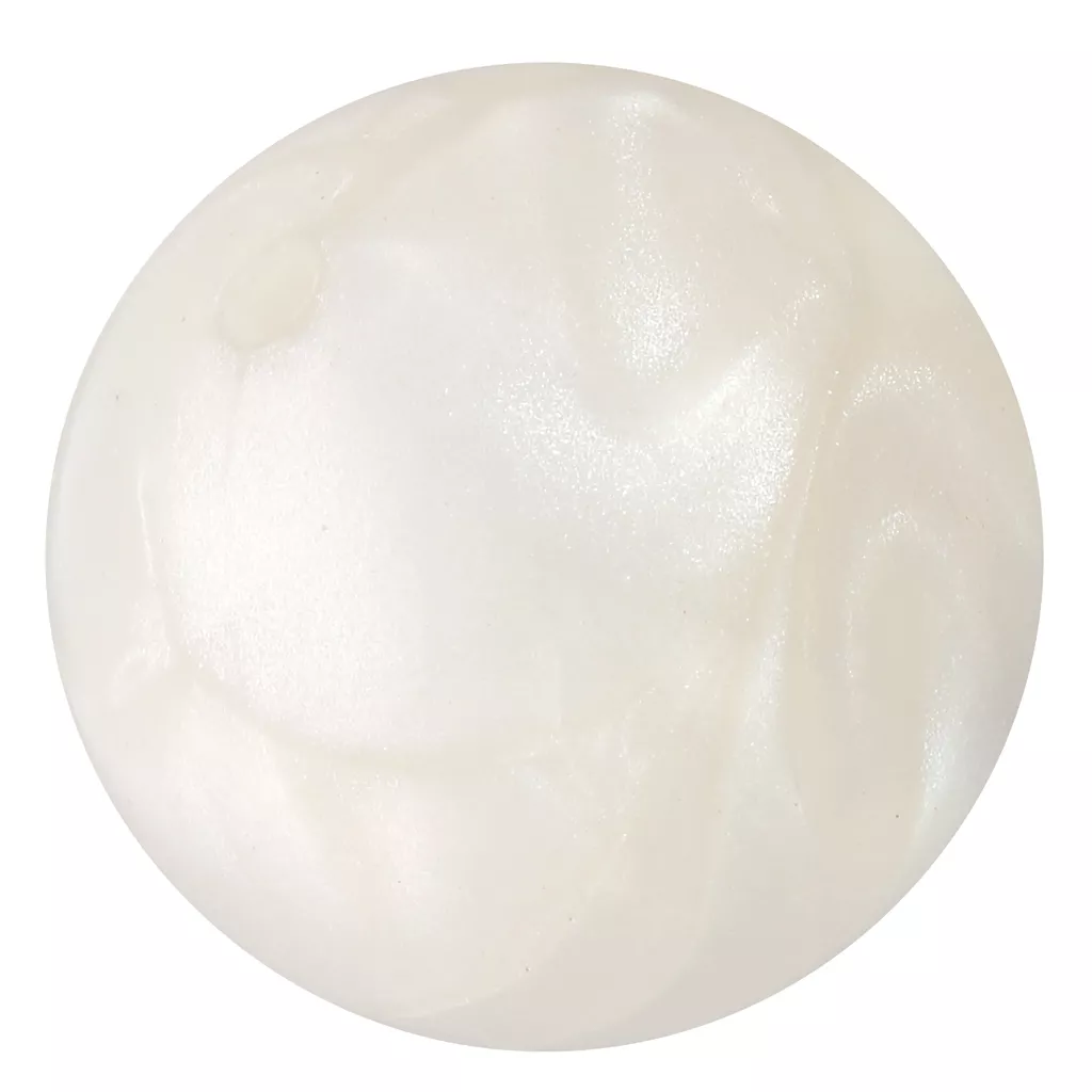 Perles en résine opaque 8 mm - Blanc nacré x10 - Perles & Co