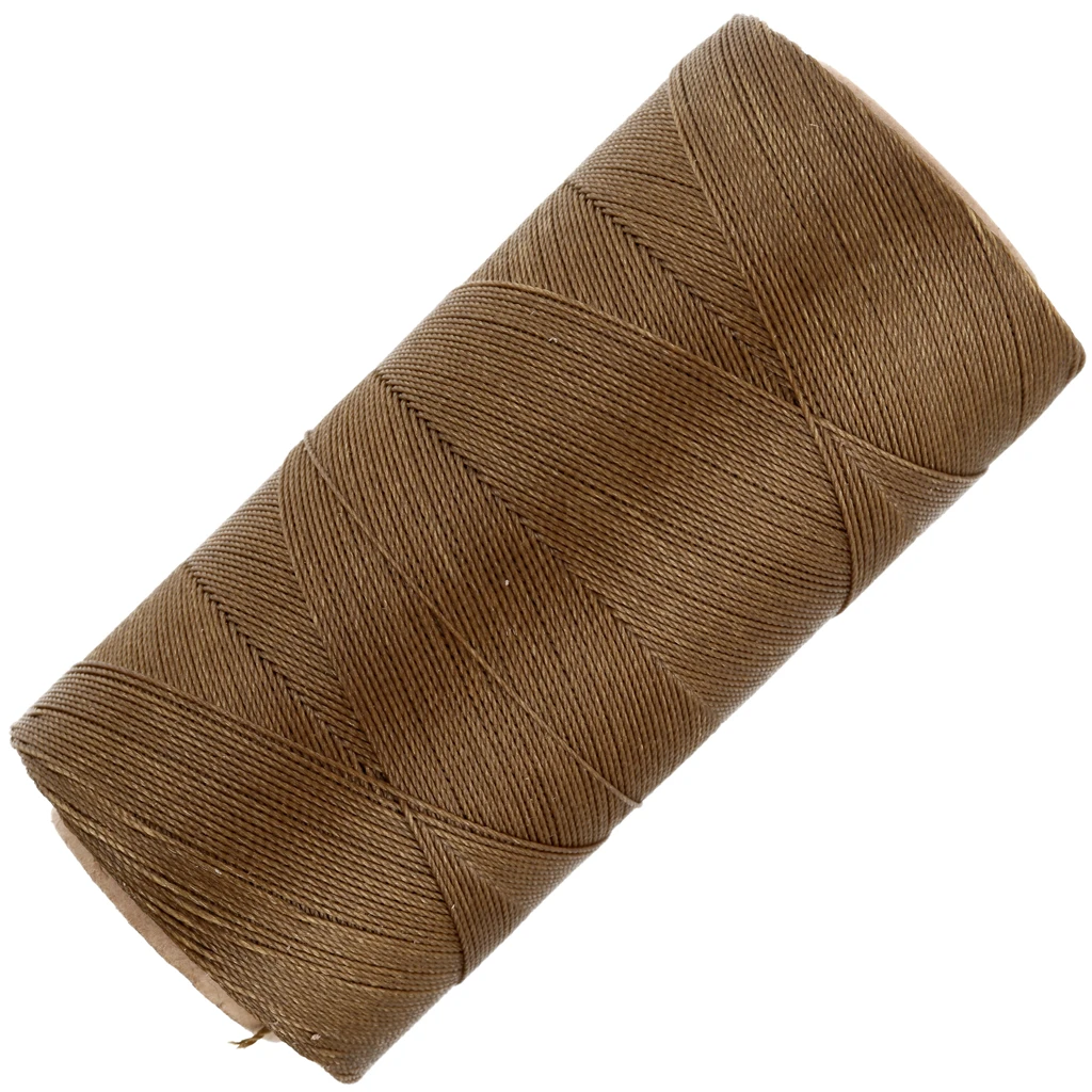 Bobine de fil ciré Linhasita pour micro macramé 0.35 mm - Old Bronze ...